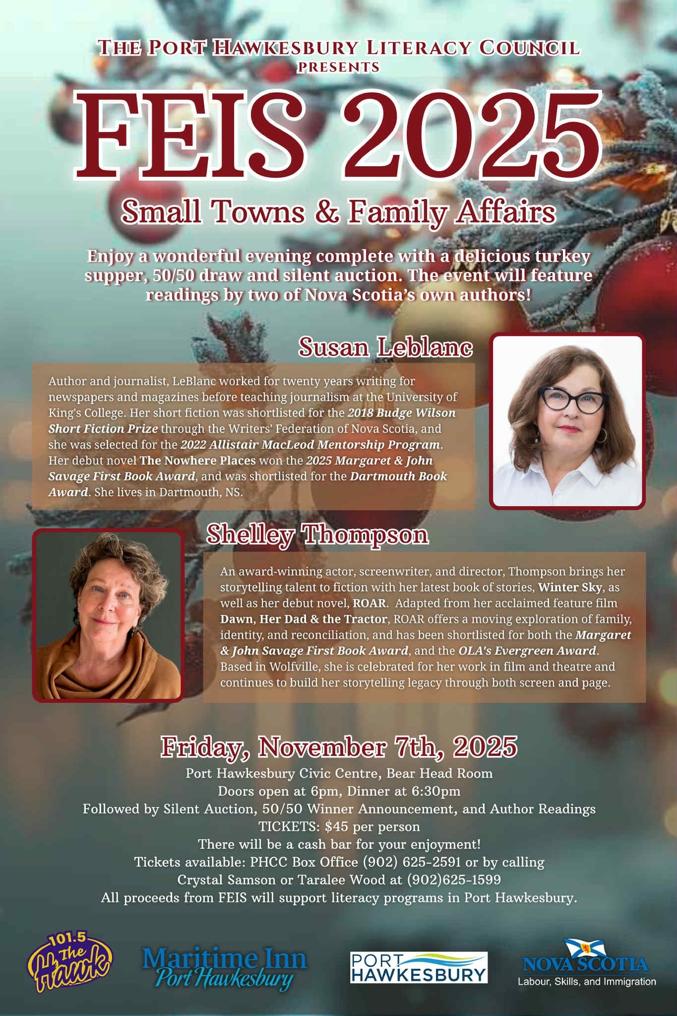 FEIS 2025: Small Towns and Family Affairs – Port Hawkesbury Civic Centre